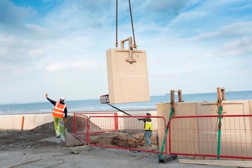 Piecing together a £30 million sea wall