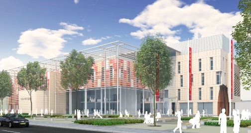 Cardiff University’s flagship new research building nears completion