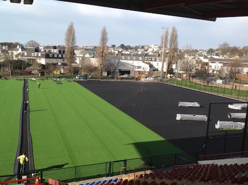 High-tech pitch puts stadium in new league