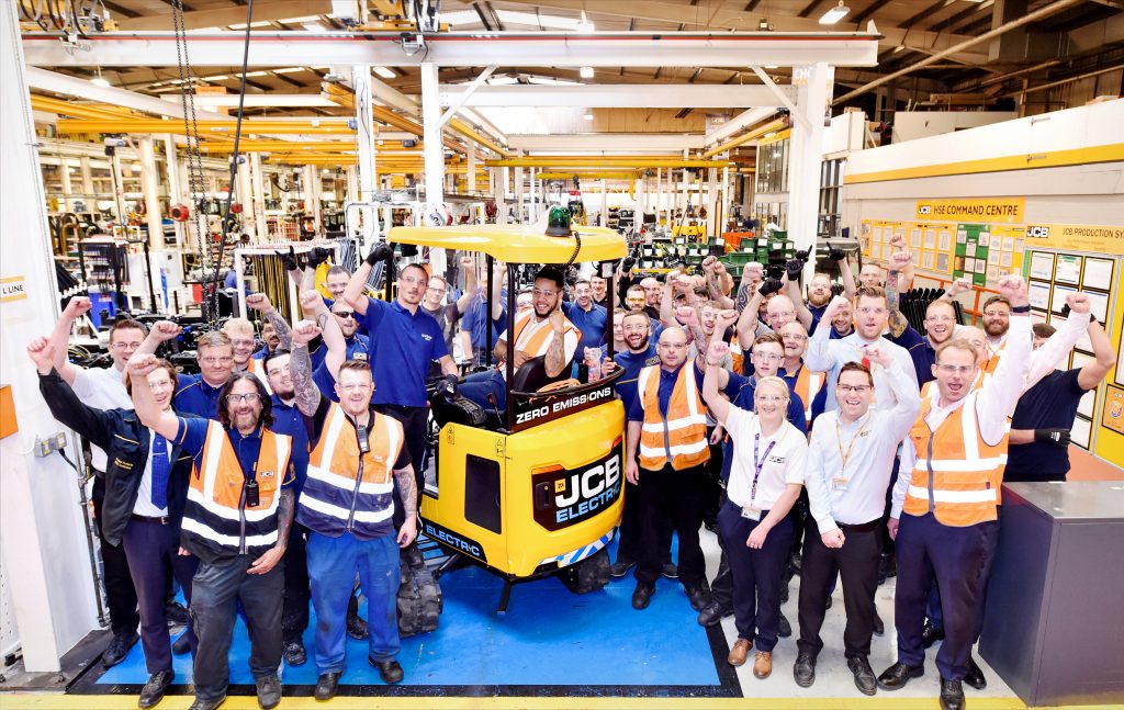 First 50 Orders Delivered as Electric JCB Digger in Full Production ...