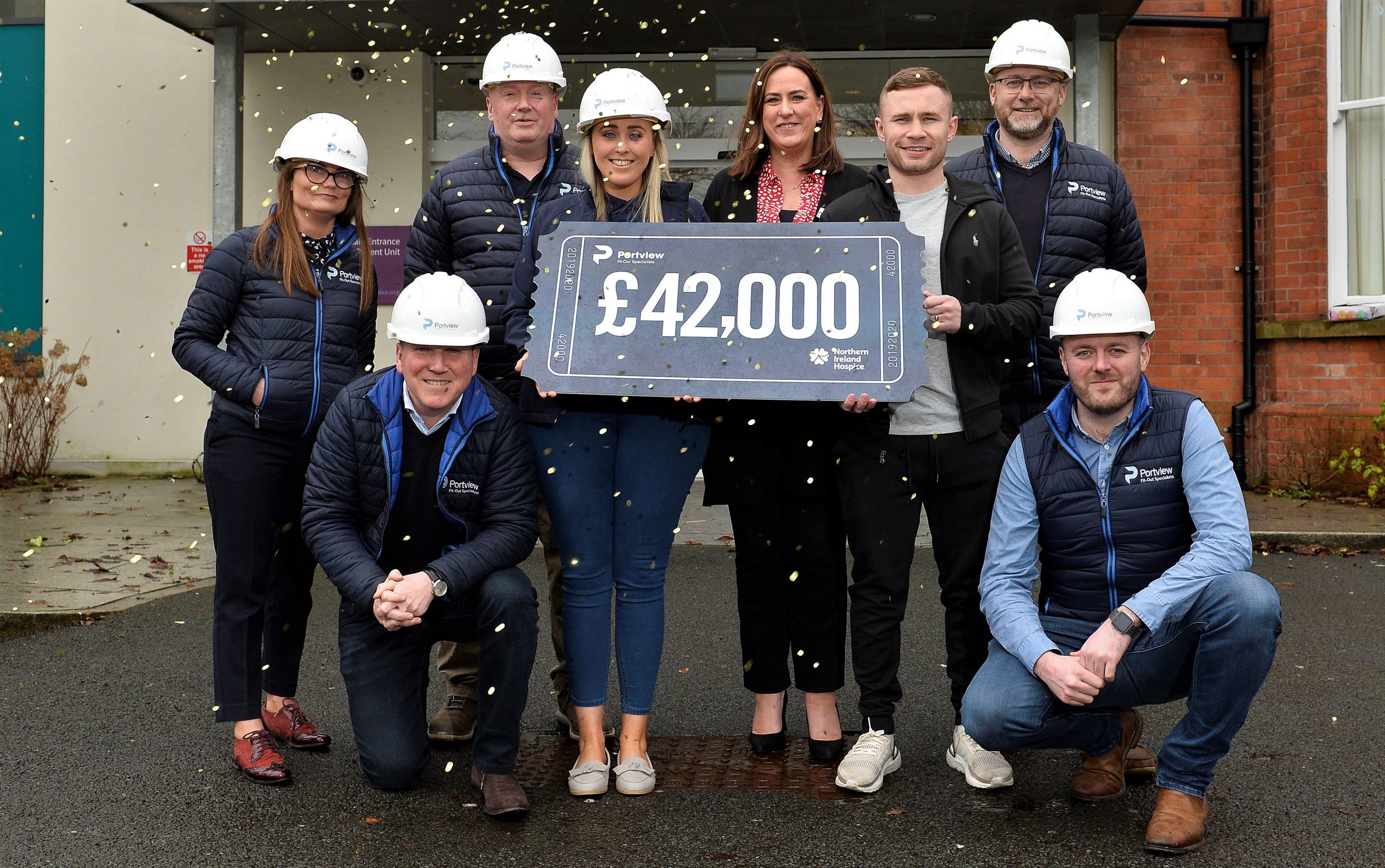 Portview handover £42k for hospice in fitting tribute to colleague ...