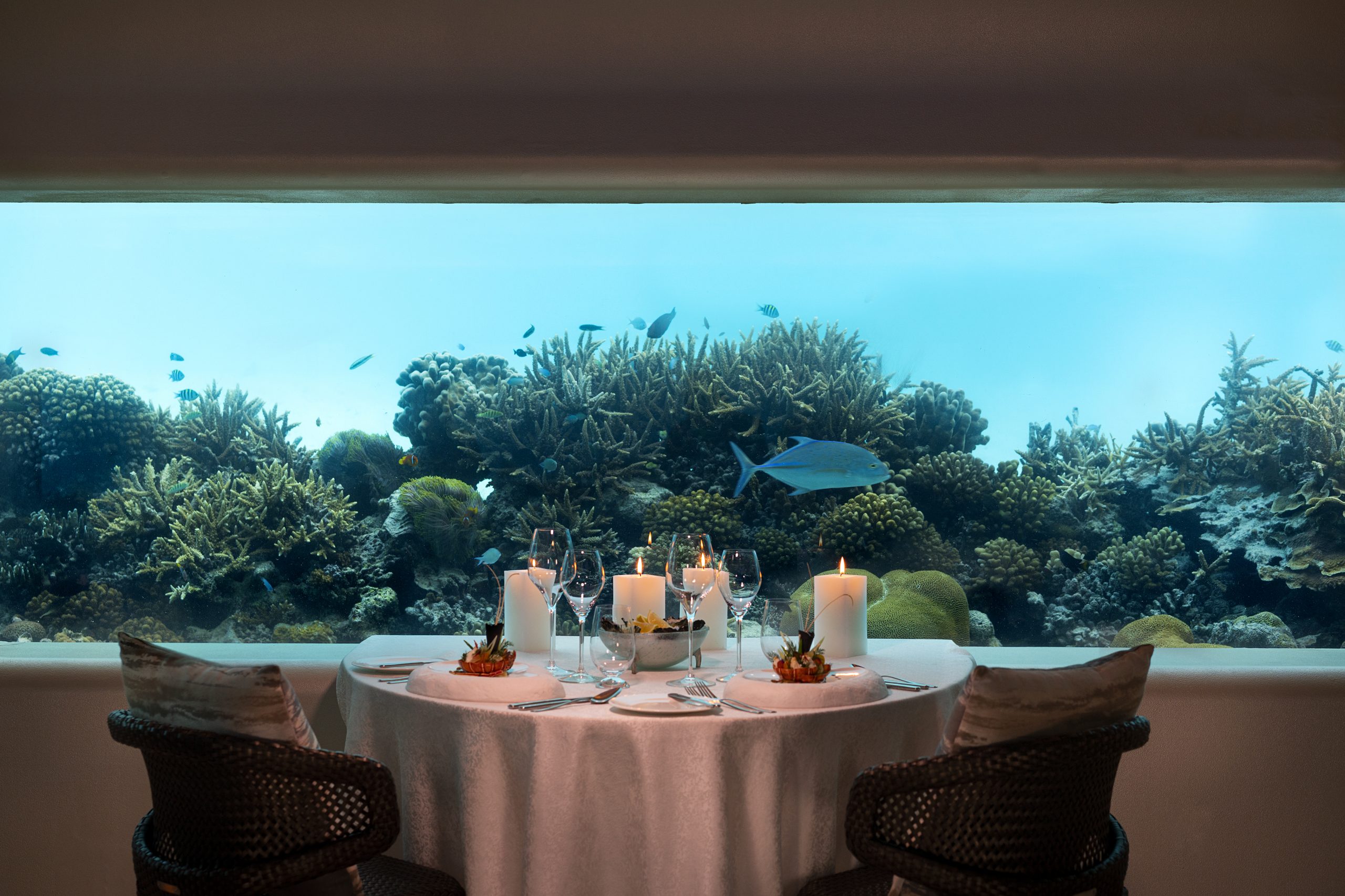 Huvafen Fushi unveils new 'pop-down' underwater dining experiences ...