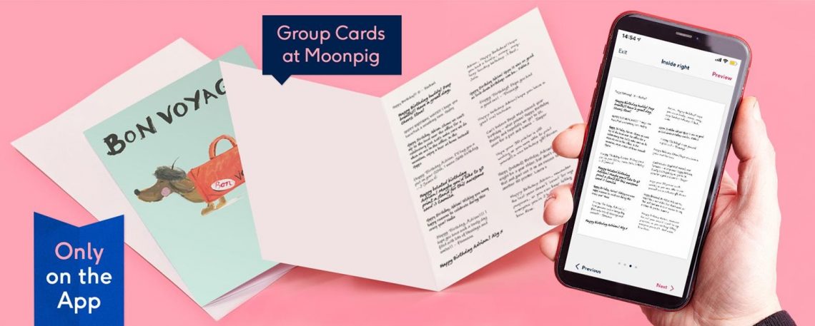 Moonpig Launches New Group Card Function - Industry News