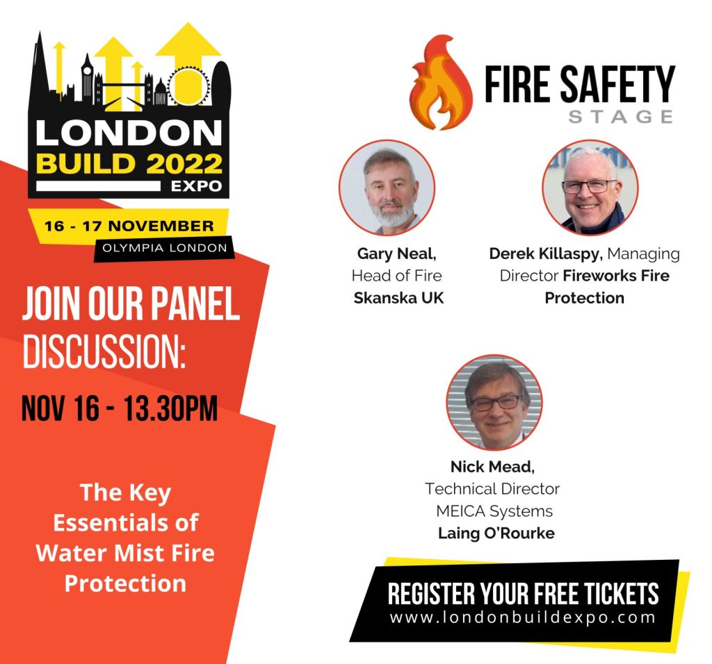 Water Mist Fire Protection Makes its Debut at London Build Expo ...