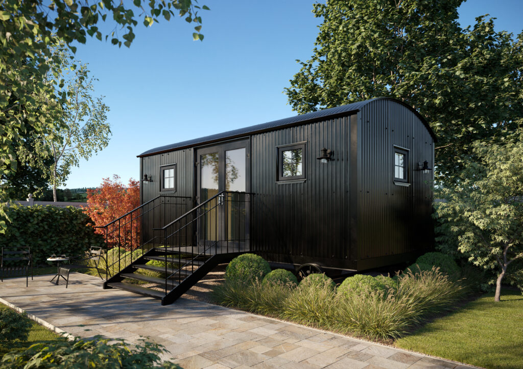 Taggart helps Ukrainian families by delivering 90 Shepherds Huts ...