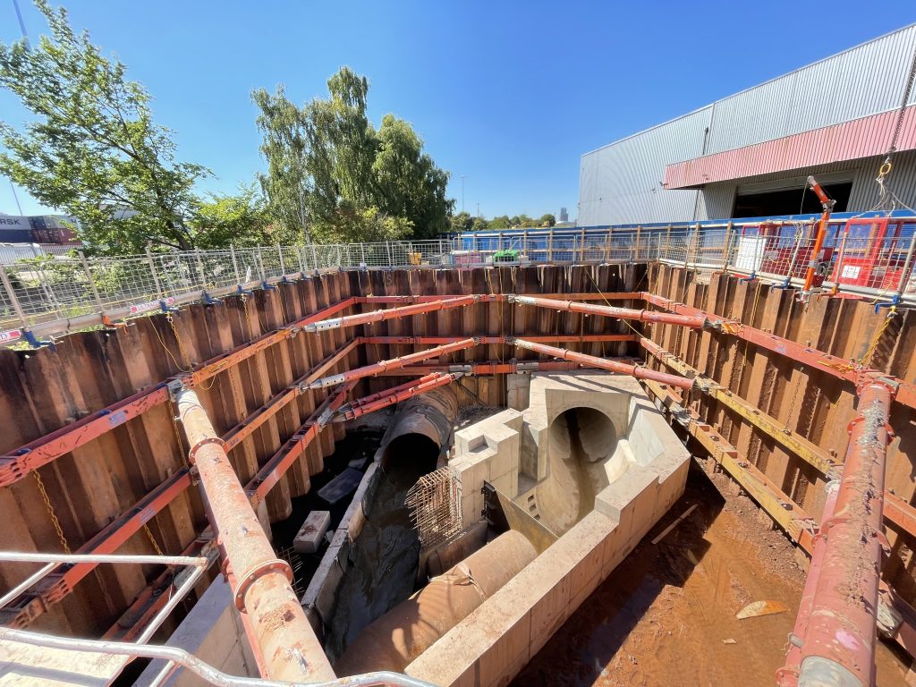 Major sewer pipeline diversion completed next to key HS2 station after ...