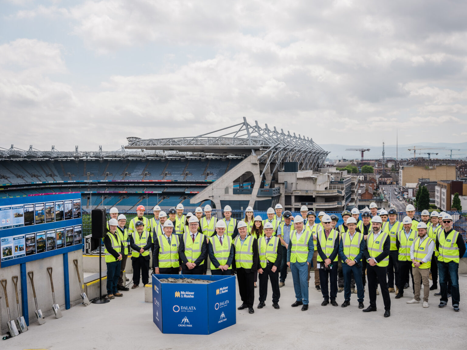 GAA and McAleer & Rushe celebrate topping out of new hotel at Croke Park - Industry News